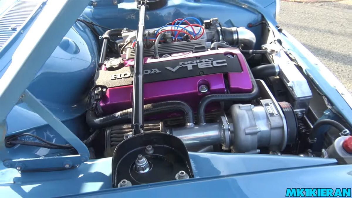 1963 Cortina with a supercharged F20C inline-four 03 – Engine Swap Depot