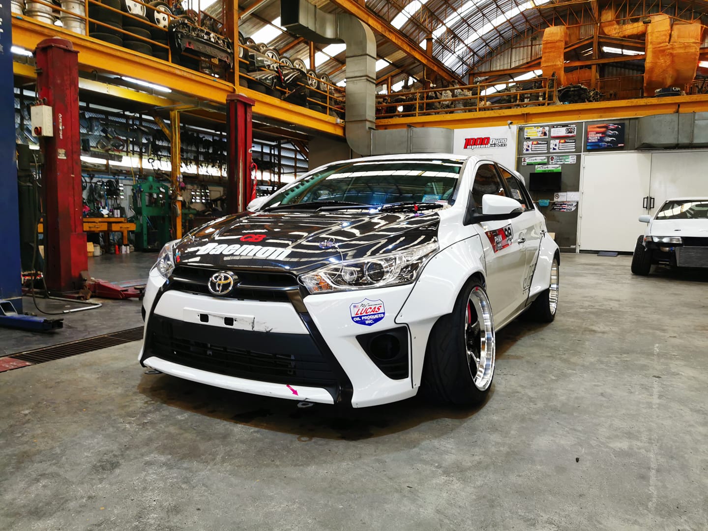 RWD Toyota Yaris with a Turbo 2JZ Drifting – Engine Swap Depot