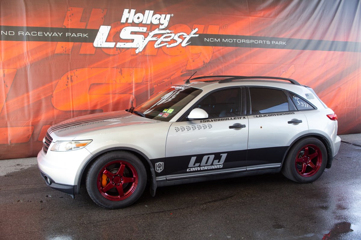 Infiniti FX45 with a Supercharged LSx V8 – Engine Swap Depot