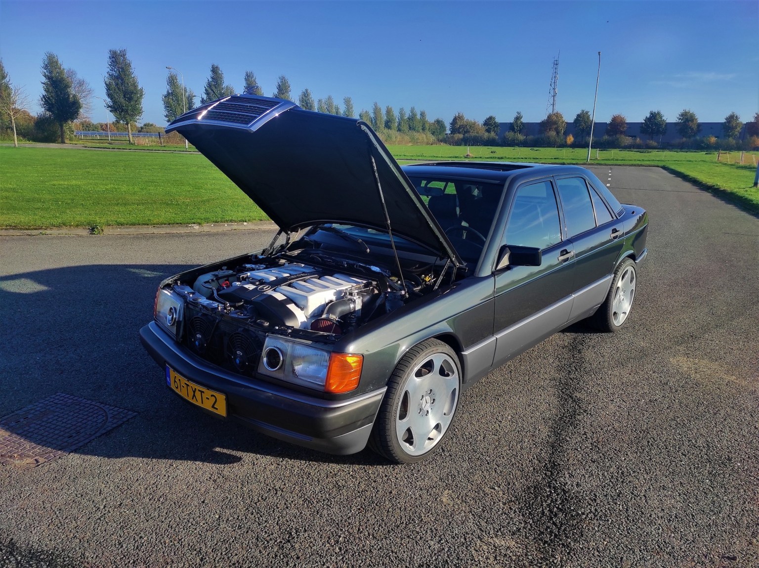 For Sale: Mercedes 190E with a M120 V12 - engineswapdepot.com