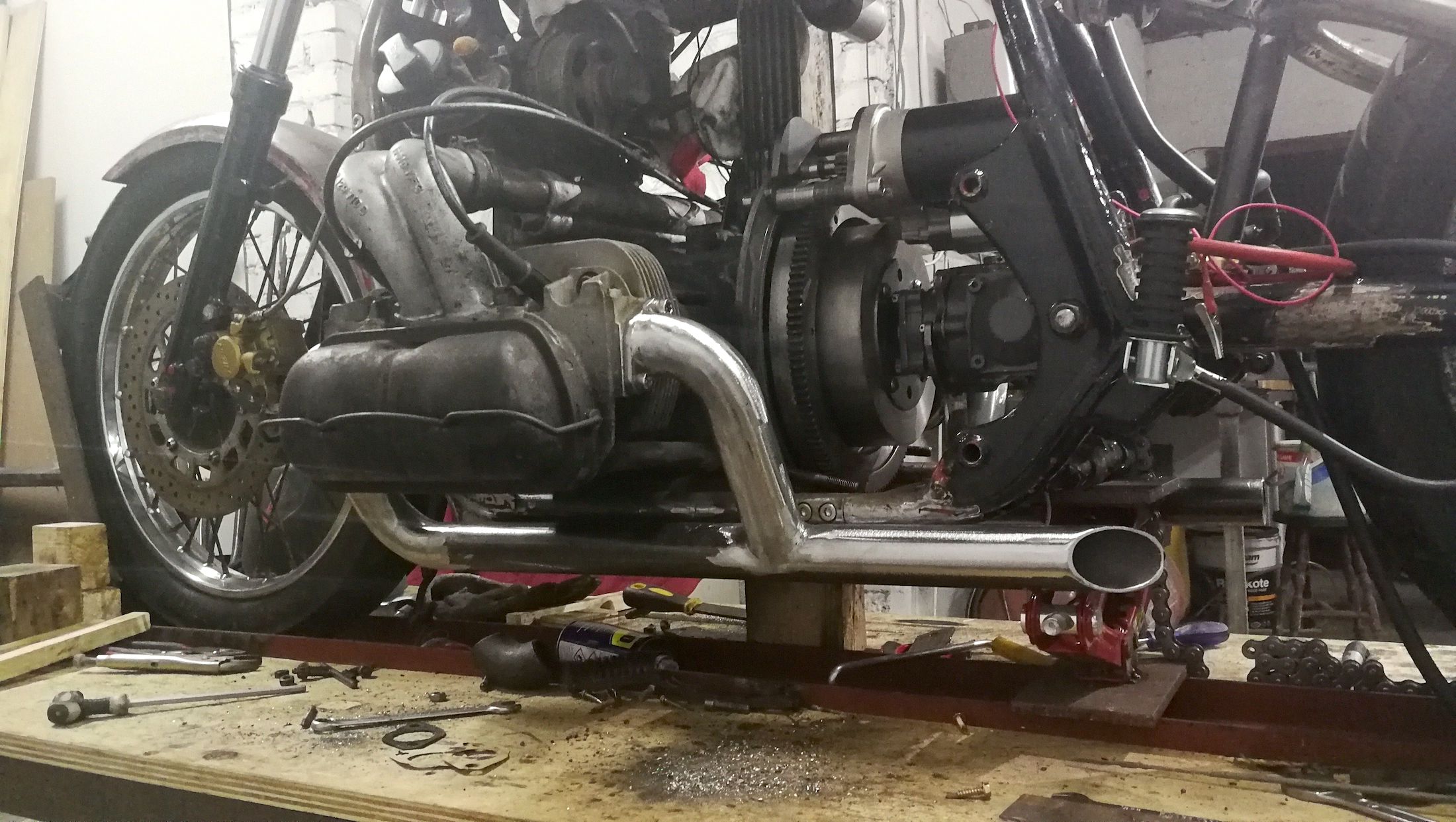 Cafe Racer with a VW 1600 cc Flat-Four 09 – Engine Swap Depot