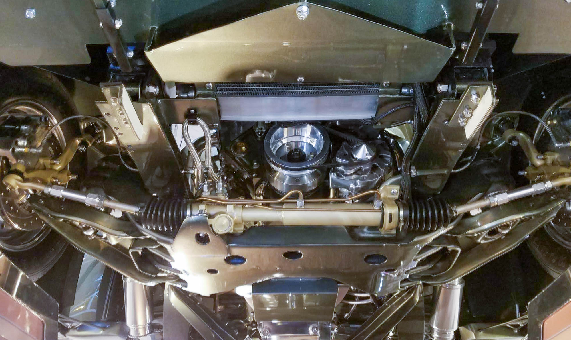 1948 Chevy Fleetline Aerosedan with a 406 ci V8 08 – Engine Swap Depot