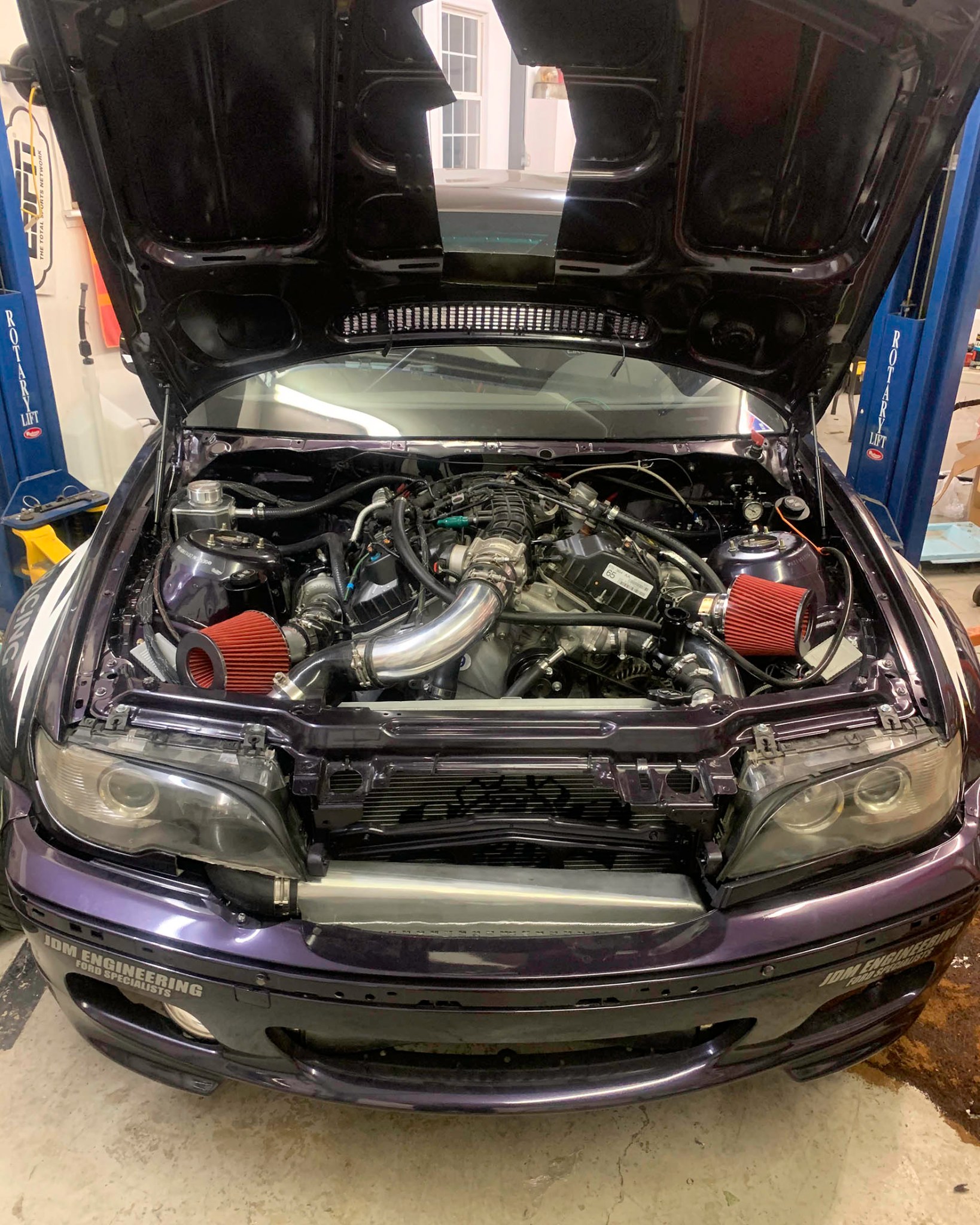 BMW E46 with a Twin-Turbo Ecoboost V6 04 – Engine Swap Depot