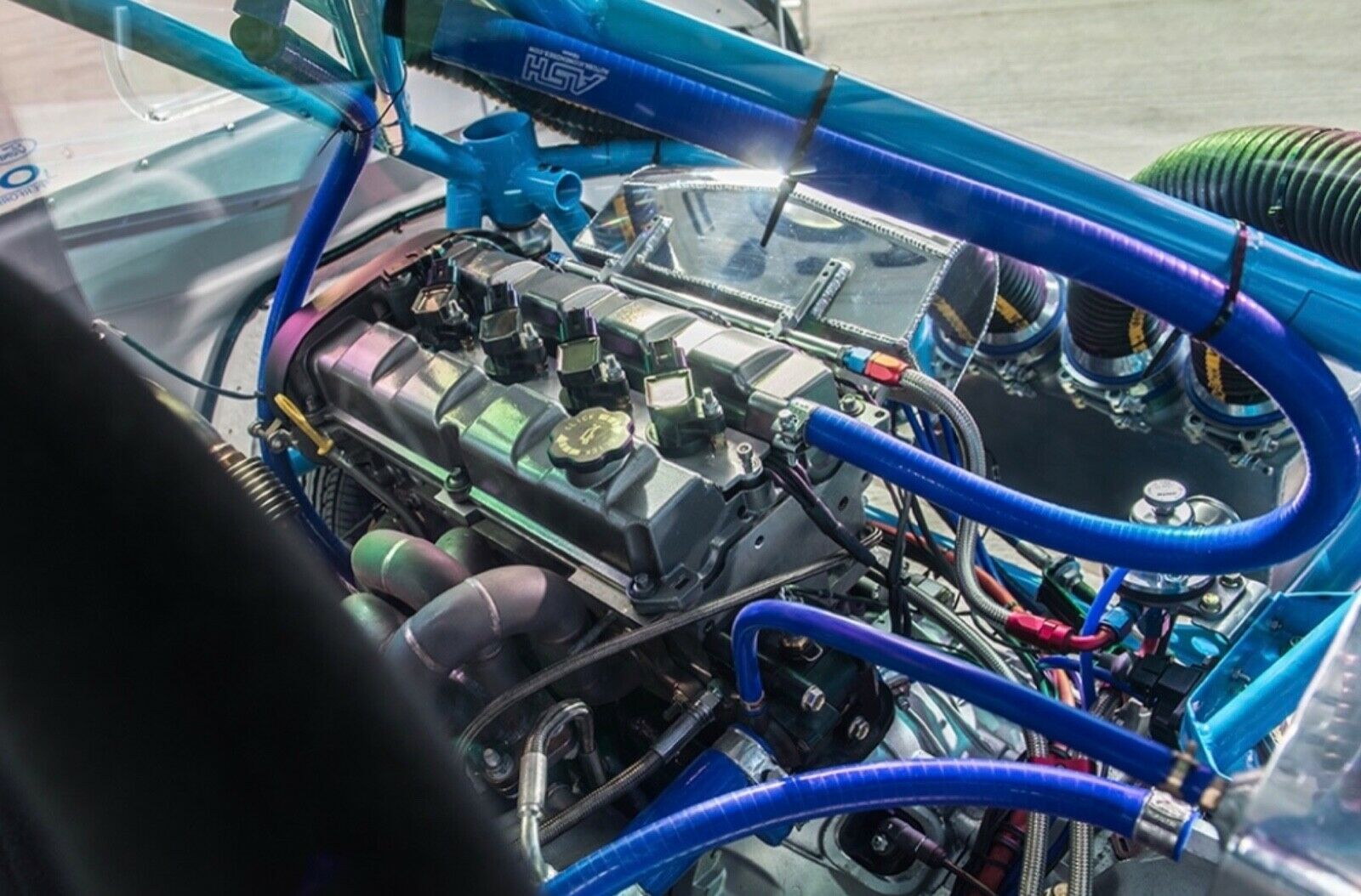 Ford Fiesta with a Mid-Engine 526 hp Turbo ST170 Inline-Four