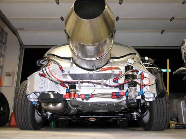 Volkswagen Beetle with a GE T58-8F turboshaft engine 05 – Engine Swap Depot
