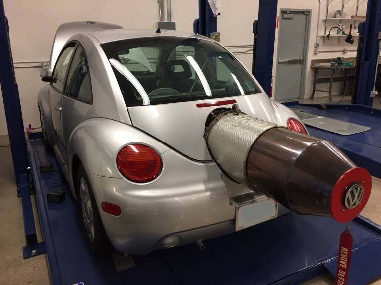For Sale: Volkswagen Beetle with a Jet Engine – Engine Swap Depot