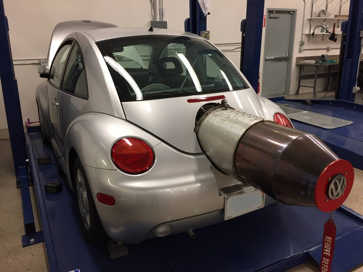 Volkswagen Beetle with a GE T58-8F turboshaft engine 06 – Engine Swap Depot
