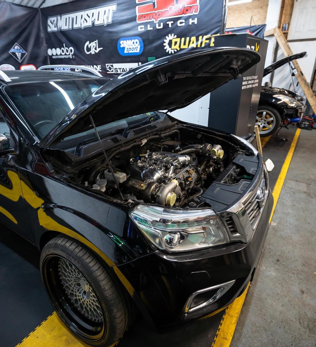 Nissan Navara with a Twin-Turbo VR38DETT