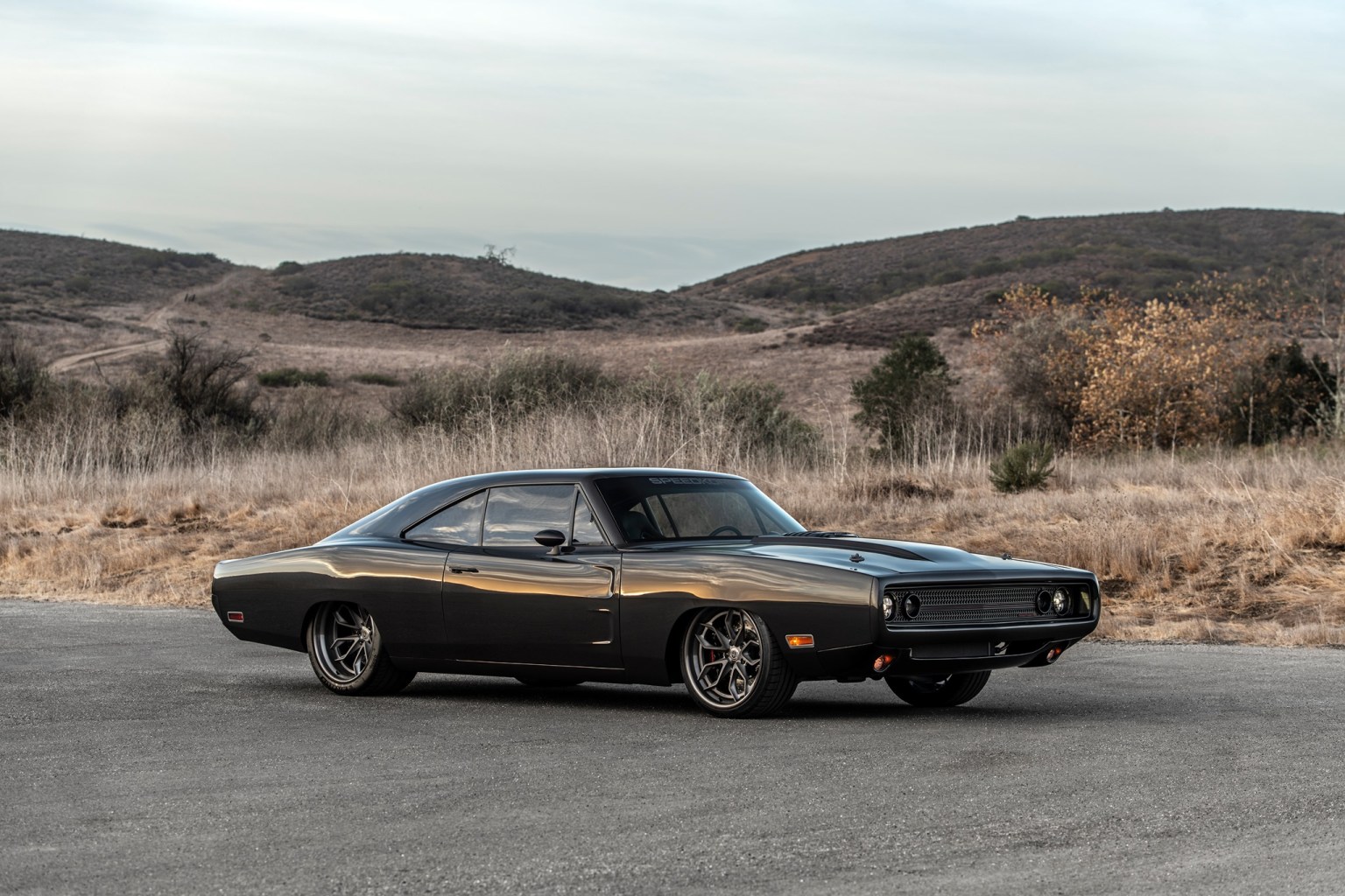 Carbon Fiber 1970 Charger with a supercharged Hellephant V8 01 – Engine ...