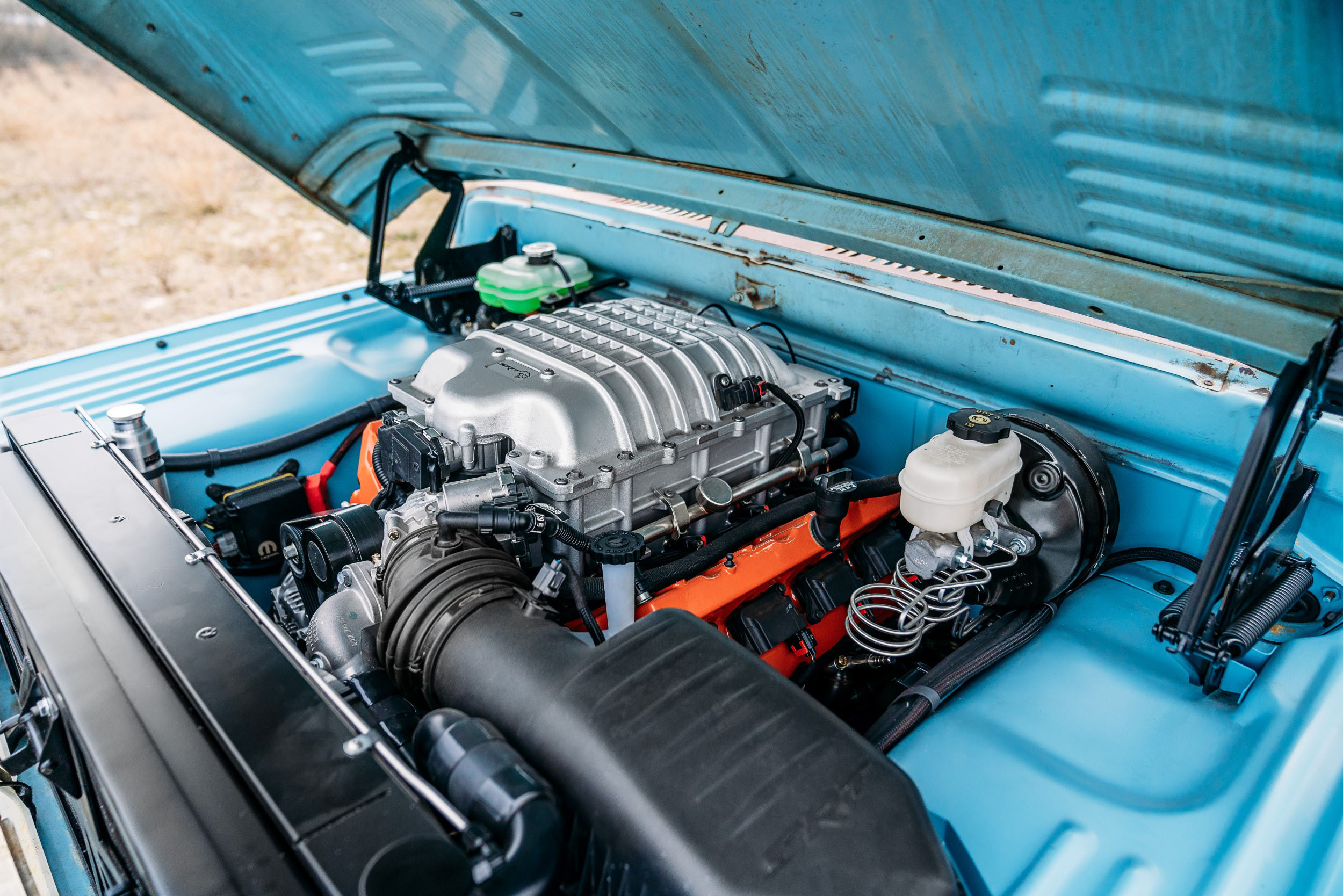 Dodge Power Wagon with a Supercharged Hellcat V8 - engineswapdepot.com