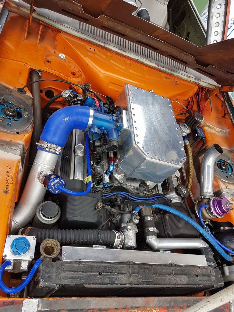 1969 Ford Capri with a Turbo 1UZ V8 – Engine Swap Depot