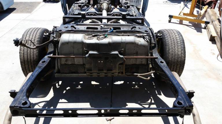 1985 Ford F-150 on a Crown Vic Chassis - engineswapdepot.com