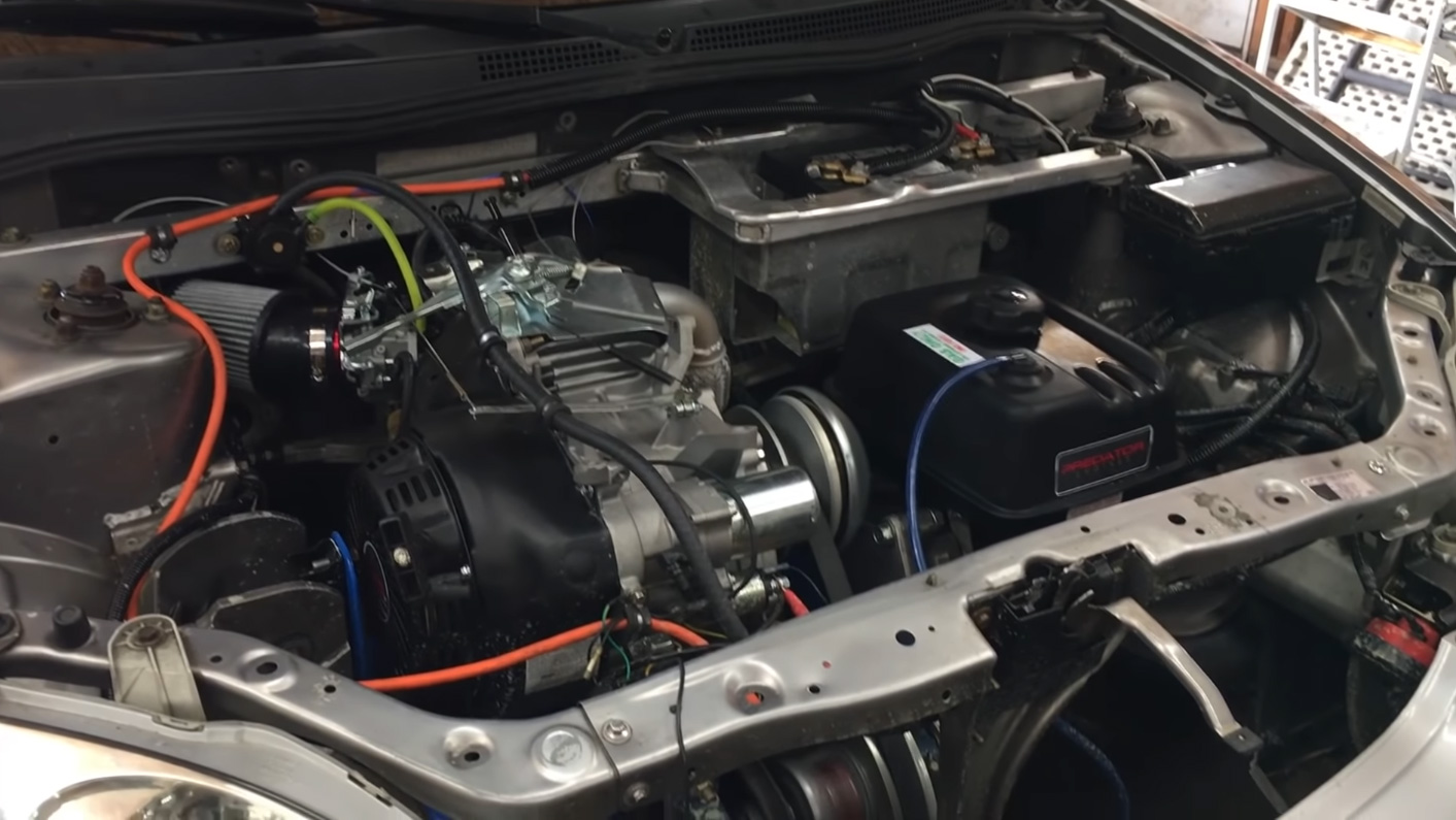 Honda Insight with a 420 cc Single-Cylinder – Engine Swap Depot