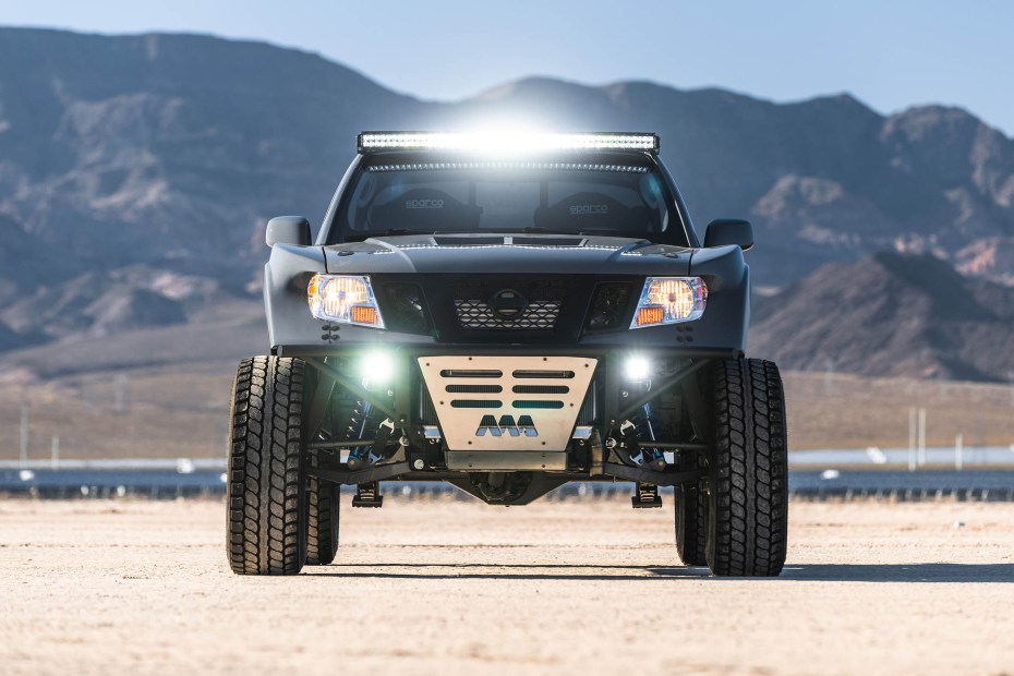 Nissan Frontier with a Turbo VK56 V8 - engineswapdepot.com