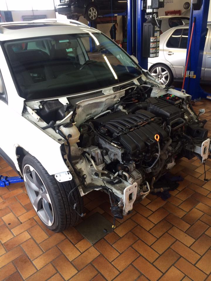 VW Tiguan with a Supercharged 3.6 L VR6 – Engine Swap Depot