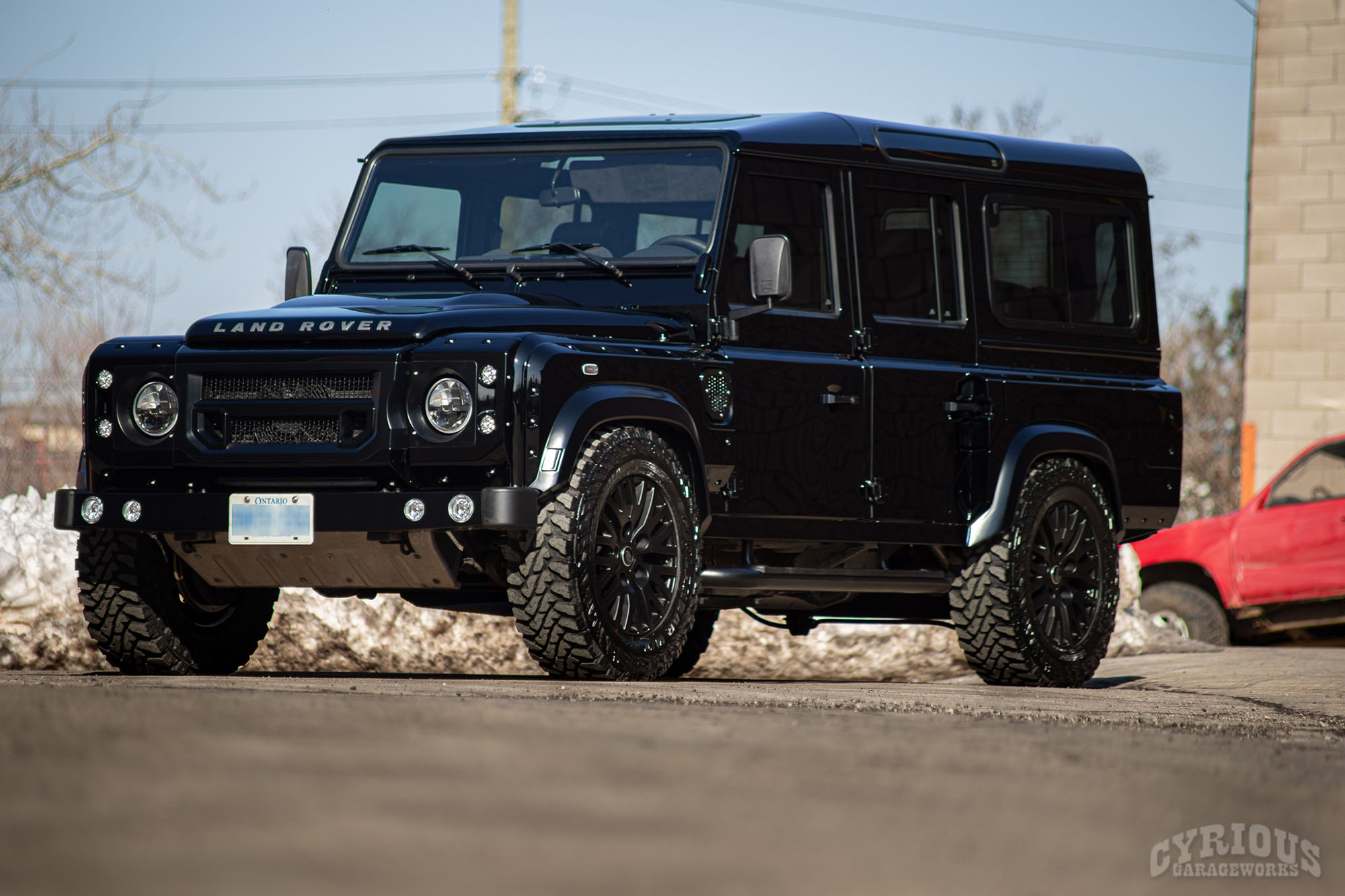 Land Rover Defender with a Supercharged LSA V8