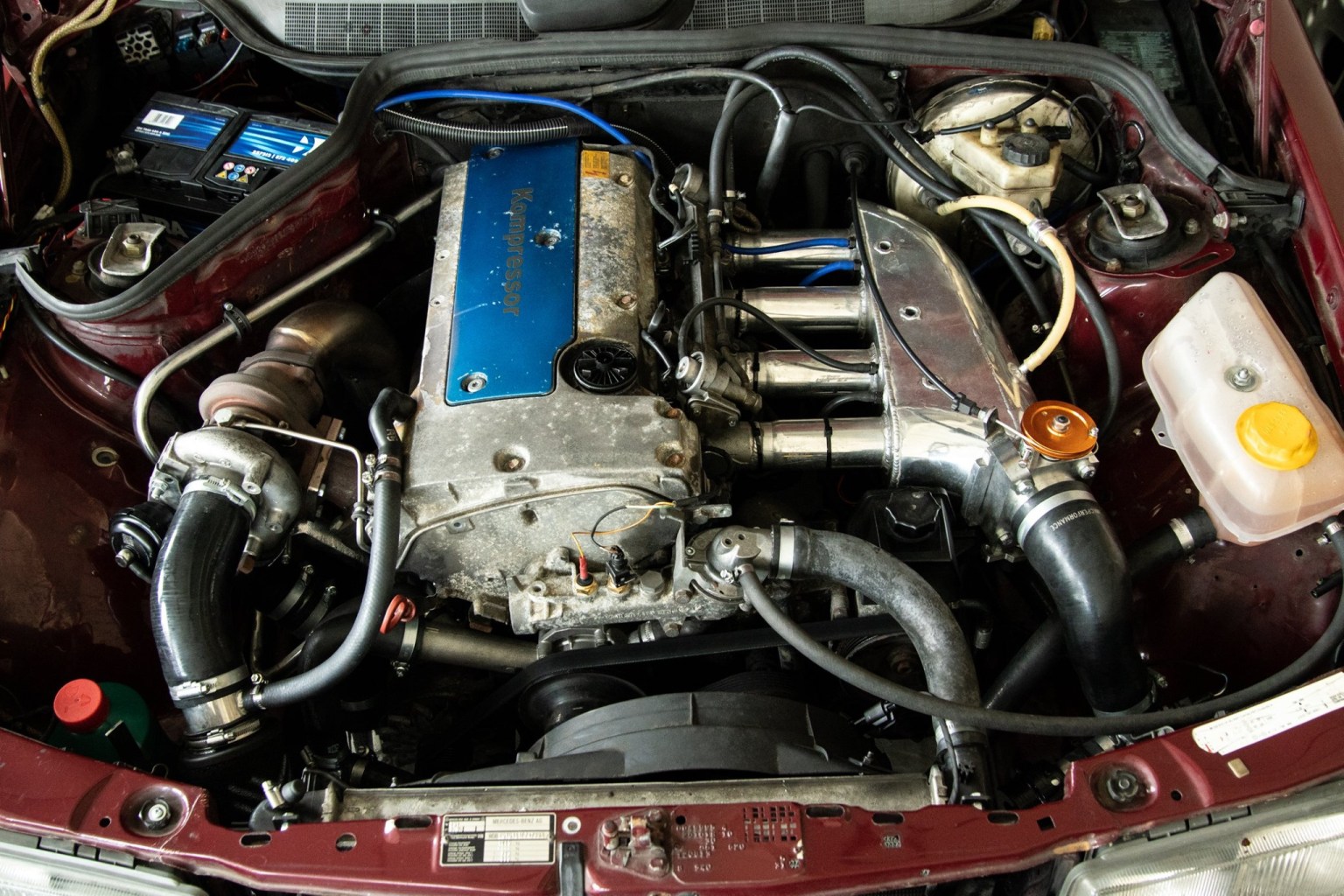 For Sale: Mercedes 190E with a Turbo M111 Inline-Four - engineswapdepot.com