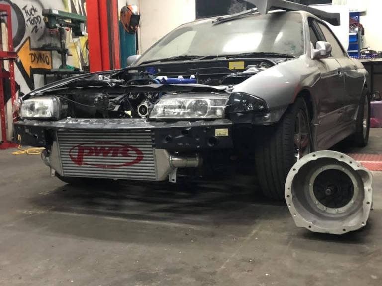 Nissan R32 Skyline with a 2JZ-GTE Inline-Six - engineswapdepot.com