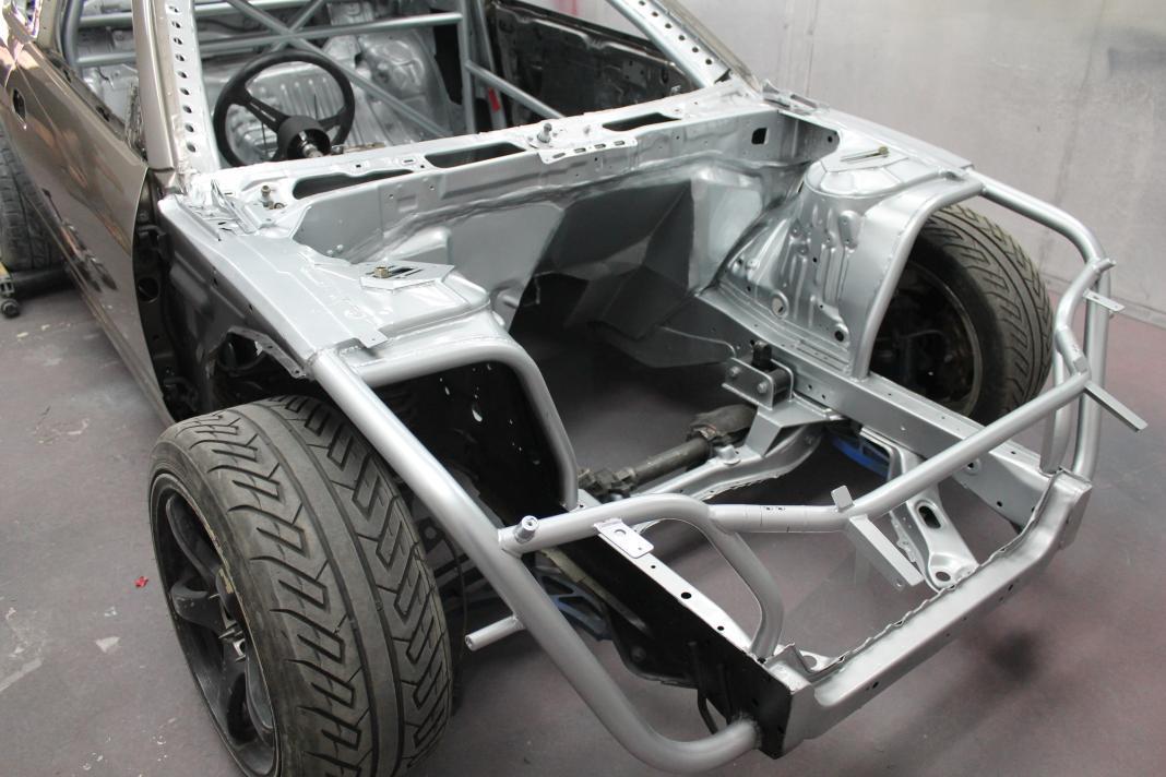 Nissan S15 with a Mercedes Twin-Turbo V8 - engineswapdepot.com