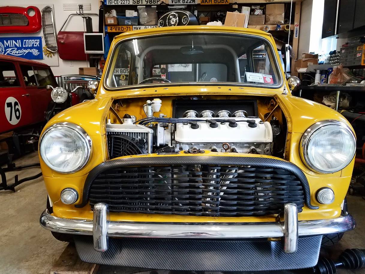 1976 Mini with a Honda D16 inline-four 04 – Engine Swap Depot