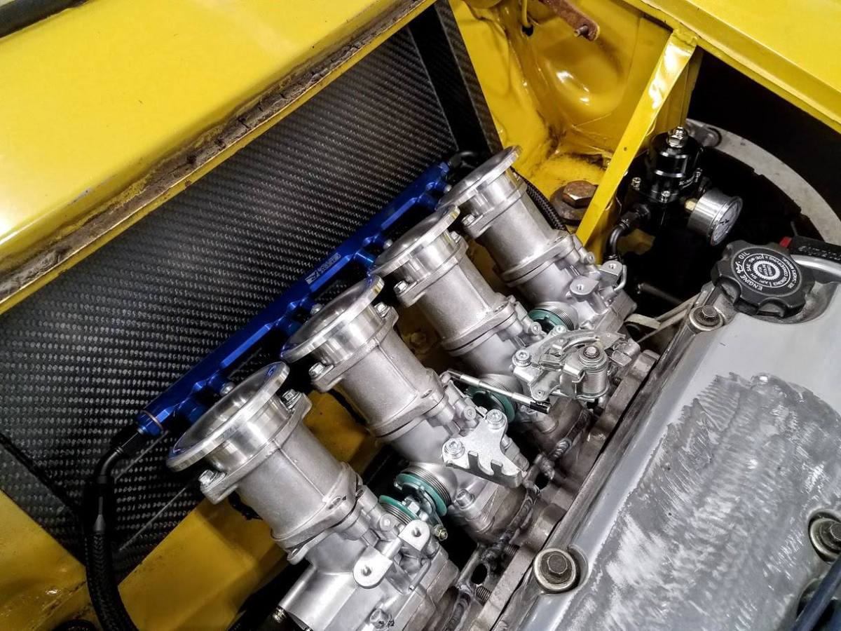 1976 Mini with a Honda D16 Inline-Four - engineswapdepot.com