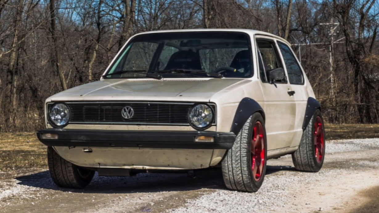 VW Rabbit with a Turbo 2.8 L VR6