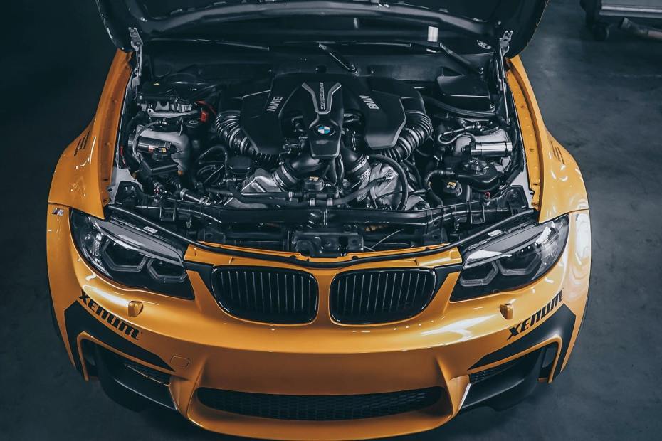 AWD BMW E82 with a Twin-Turbo S63 V8 - engineswapdepot.com