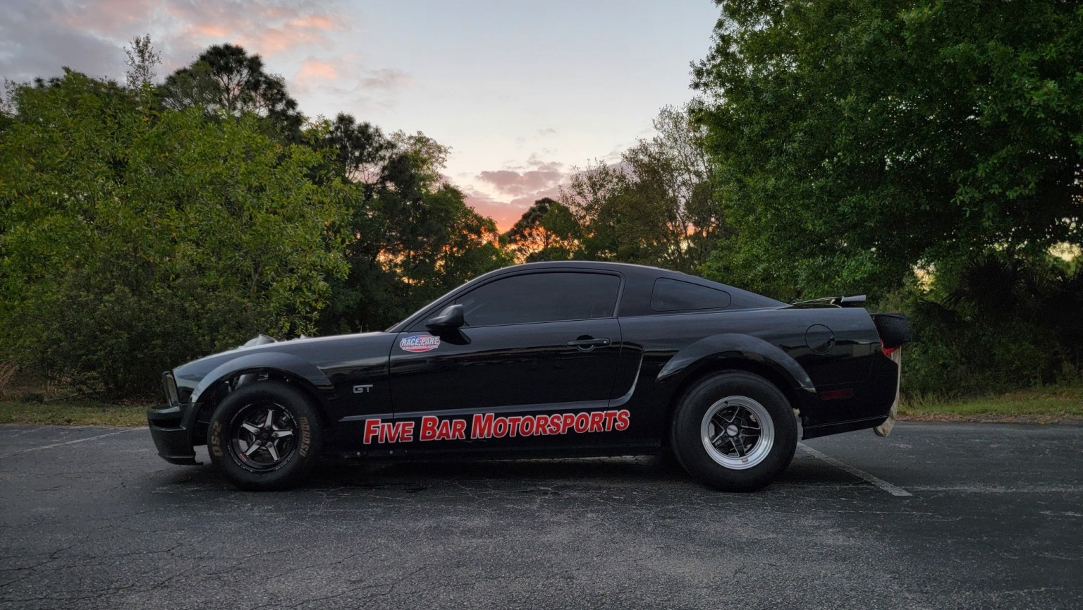 Mustang with a Turbo 7.3 L Godzilla V8