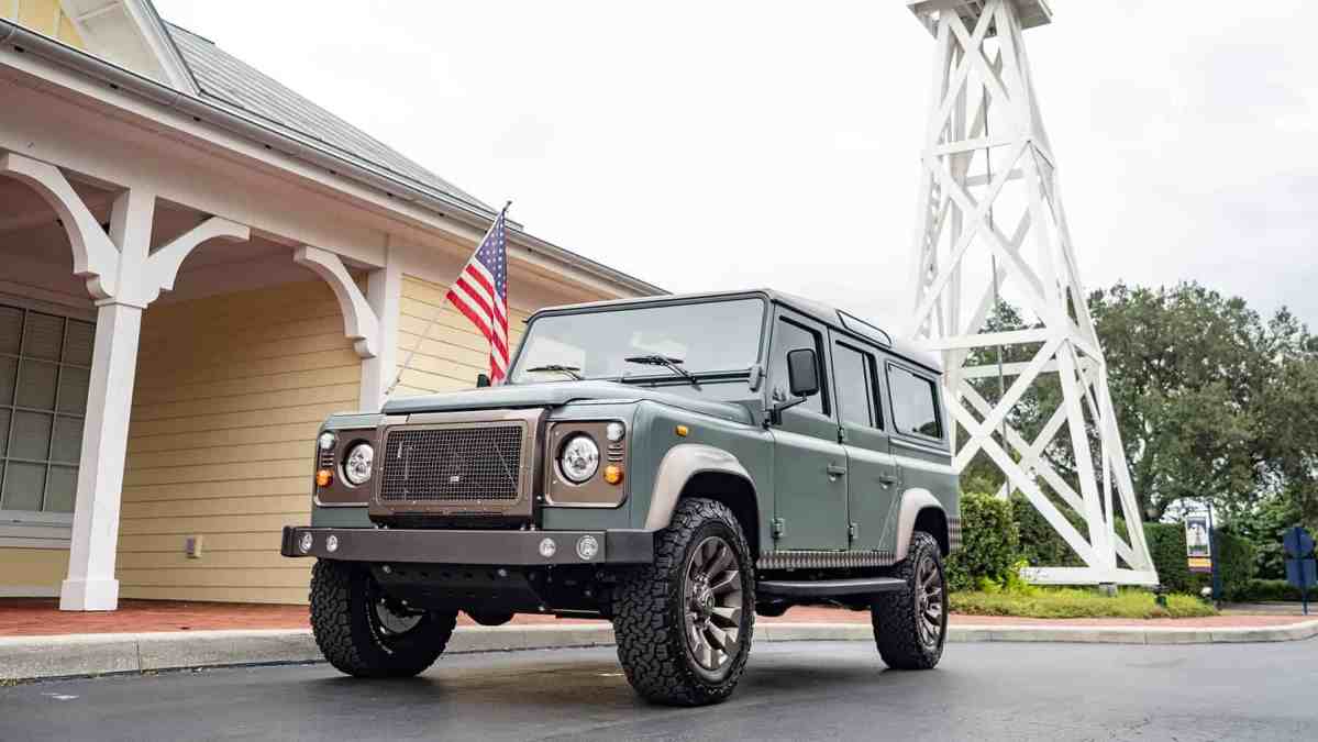 Land Rover Defender with a Supercharged V8
