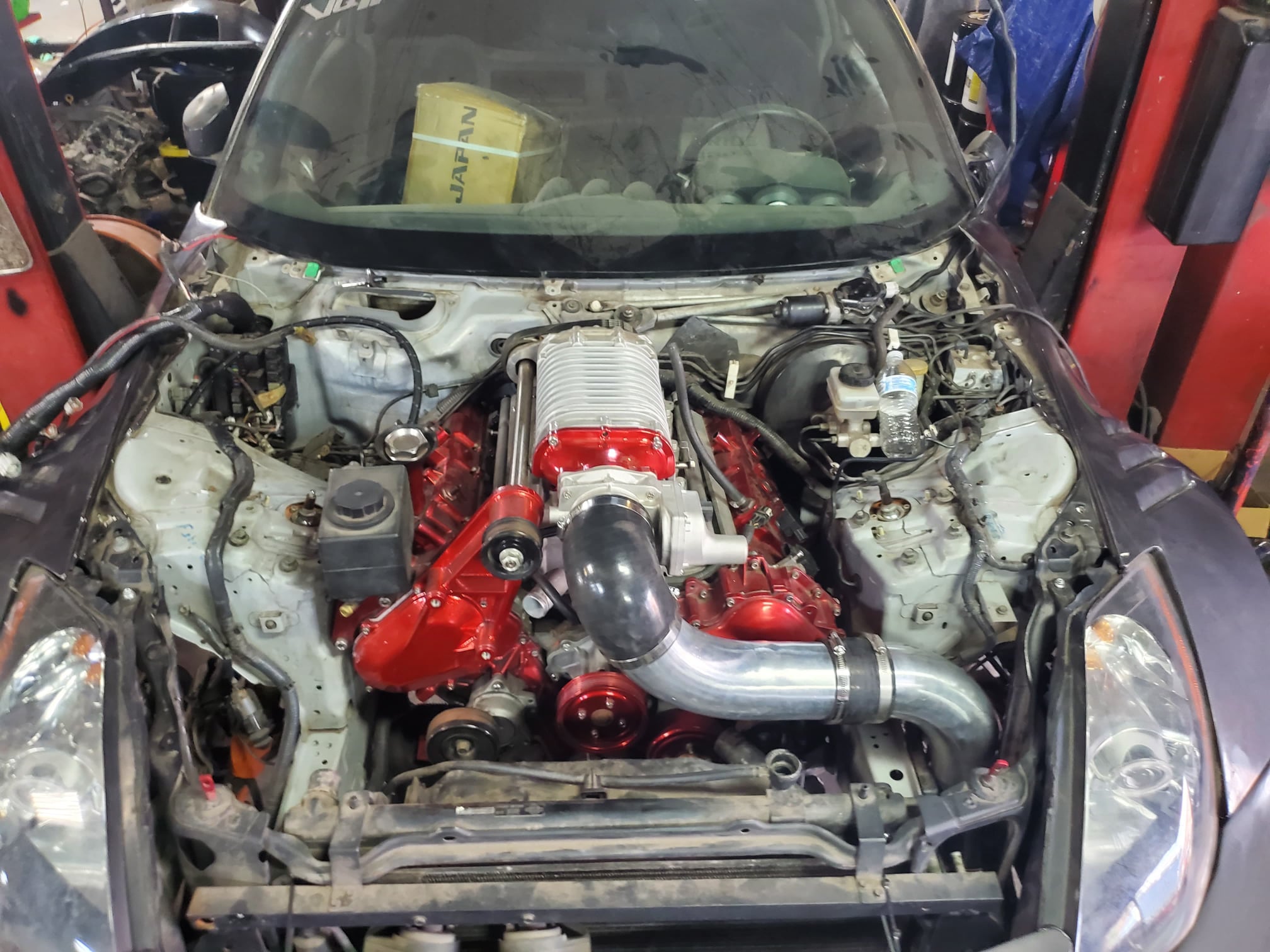 Nissan 350Z with a Supercharged VK56 V8