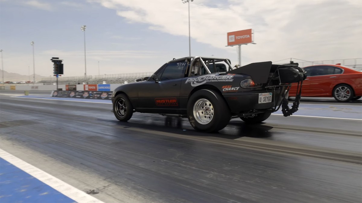 1990 Miata with a 1200 hp Supercharged V8 - engineswapdepot.com