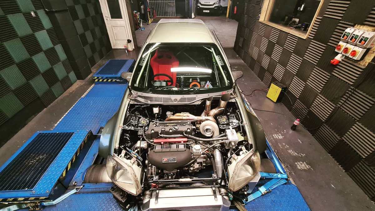 AWD Civic with a 650 hp Turbo K20