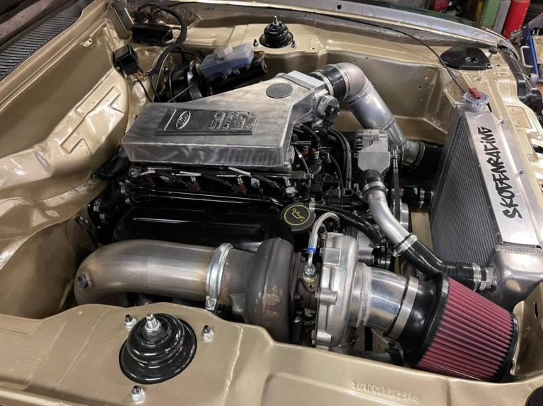 Ford Capri with a Turbo 5.0 L V8 04 – Engine Swap Depot