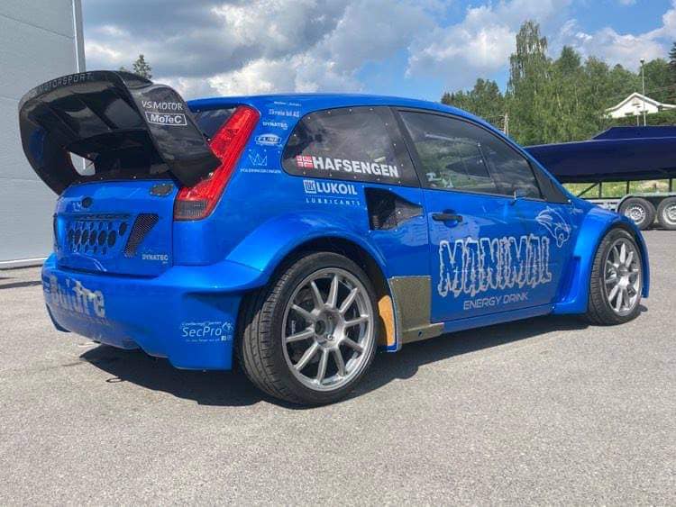 Ford Fiesta with a 1000+ hp Turbo Volvo Inline-Five Testing at Track ...