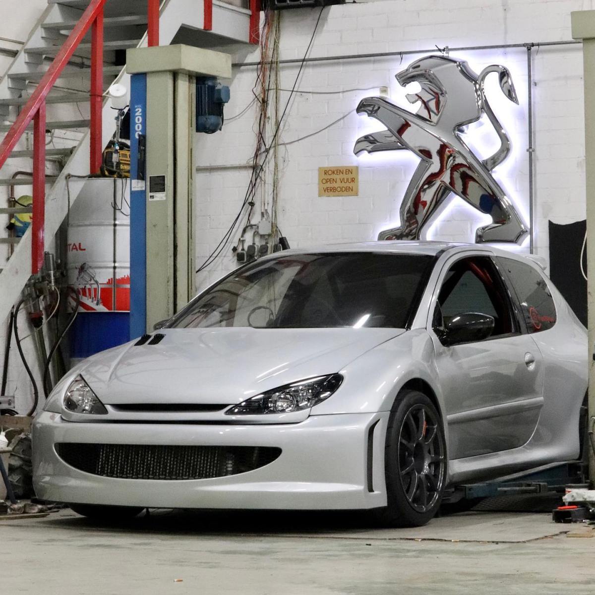 Awd Peugeot 206 With A Turbo V6 Update Engine Swap Depot