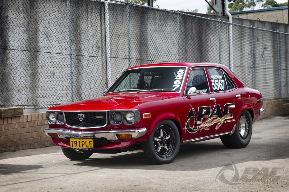 Mazda RX-3 with a 1000+ hp 20B Three-Rotor – Engine Swap Depot