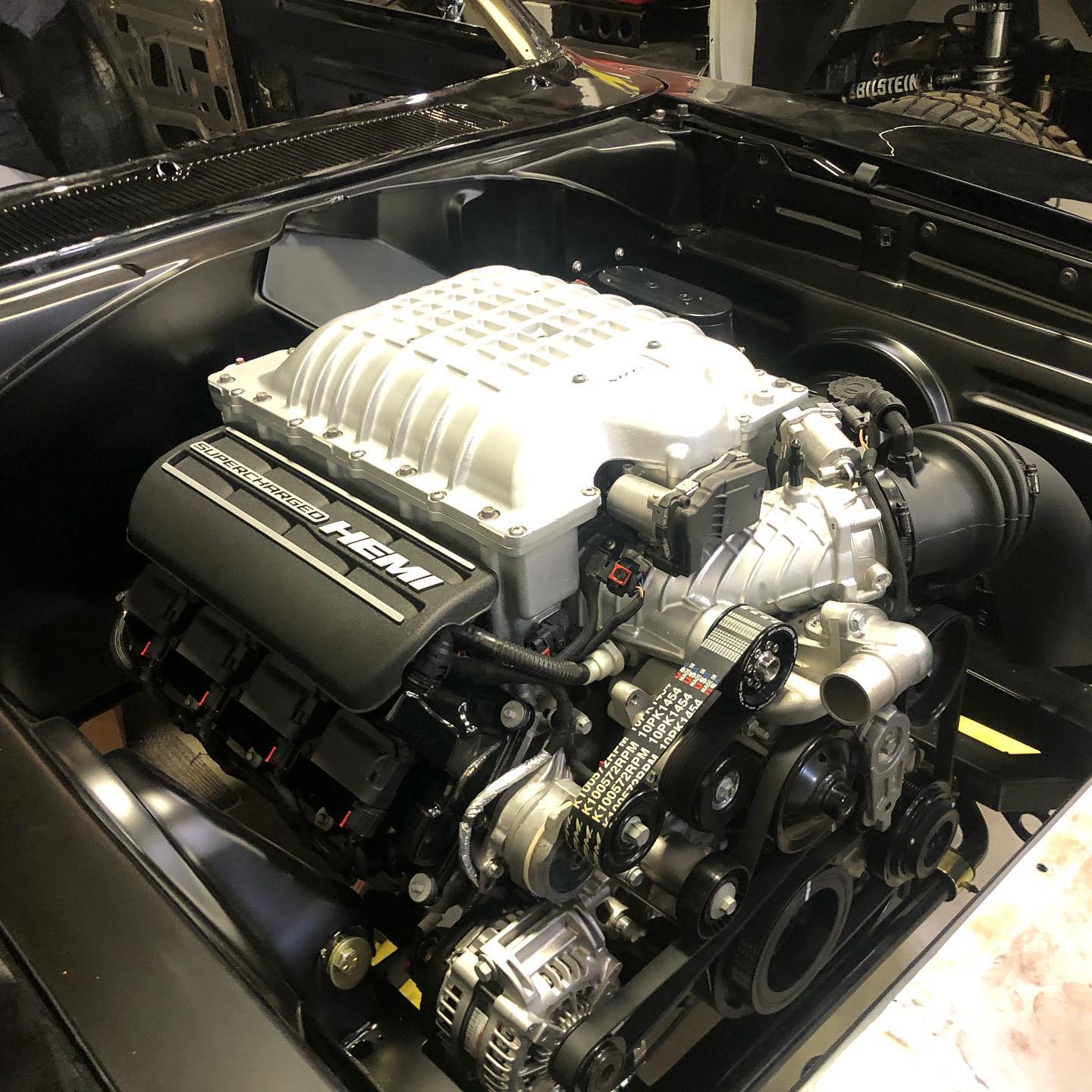 1969 Dodge Charger with a Supercharged Hellcat V8 04 – Engine Swap Depot