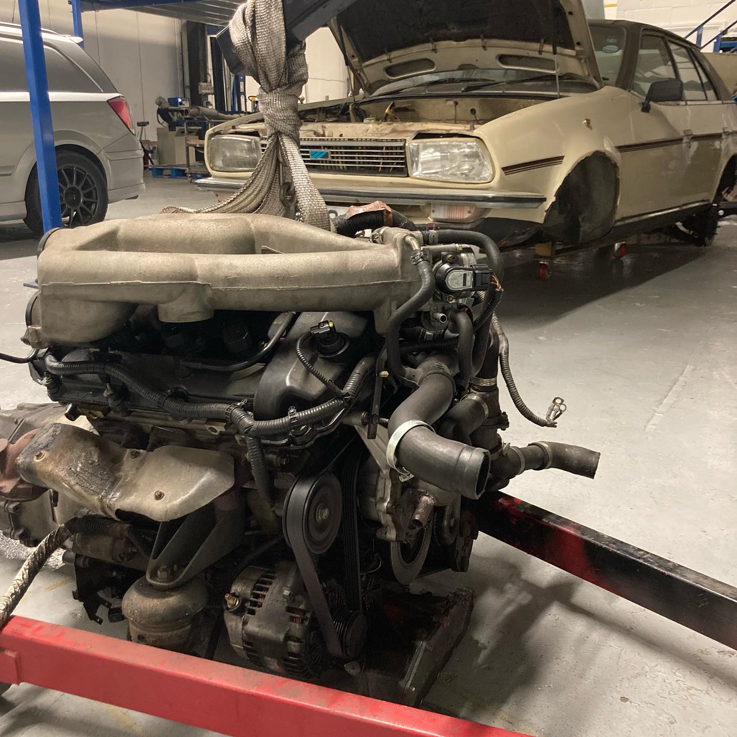 RWD Princess with a Turbo Jaguar V6 - engineswapdepot.com