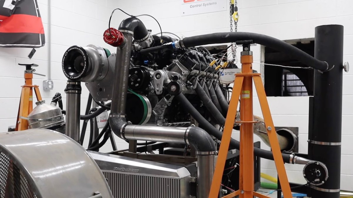 Willis Performance Enterprises supercharged Godzilla V8 on dyno 01 ...