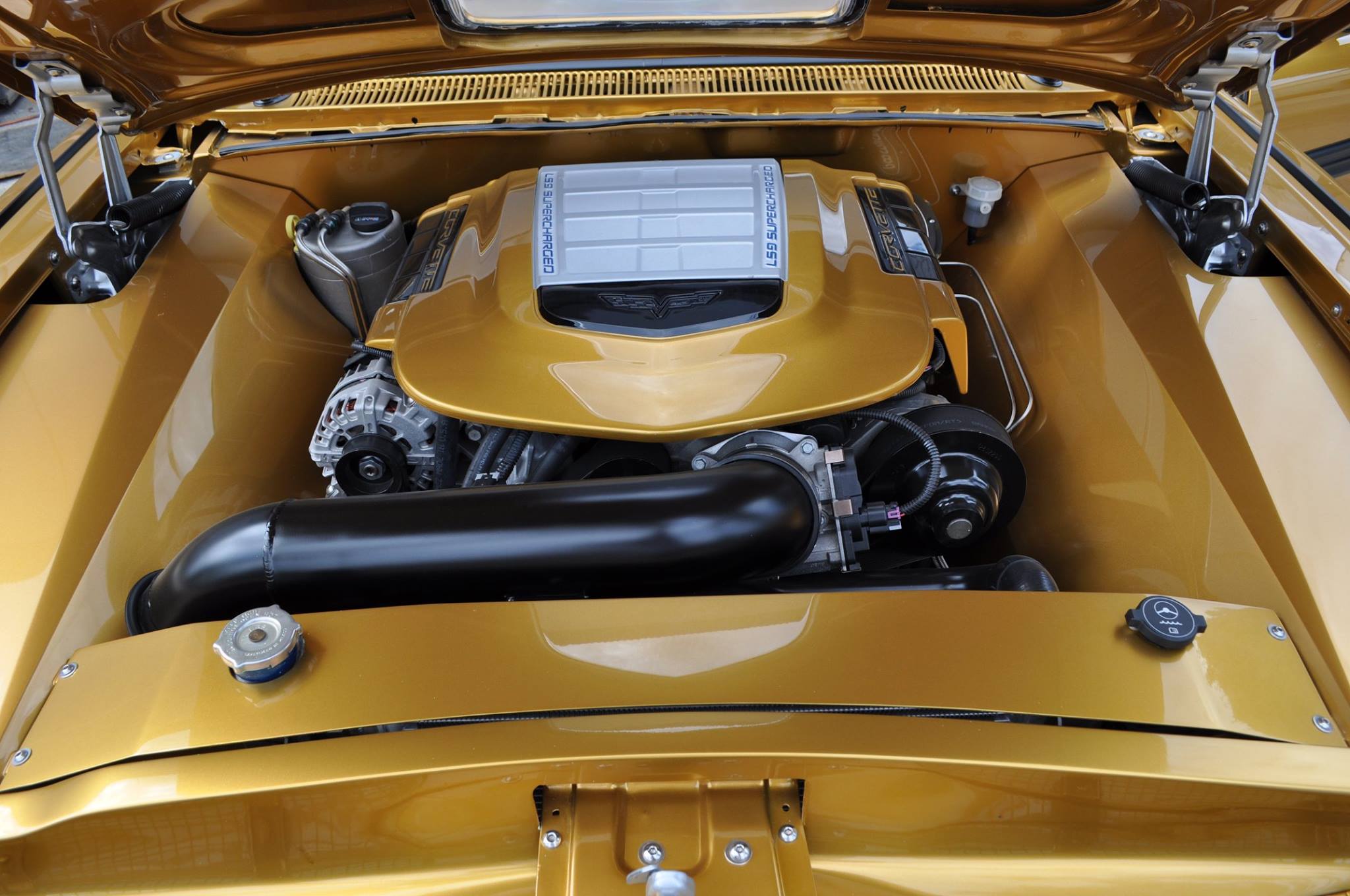 1959 Impala with a Supercharged LS9 V8 - engineswapdepot.com