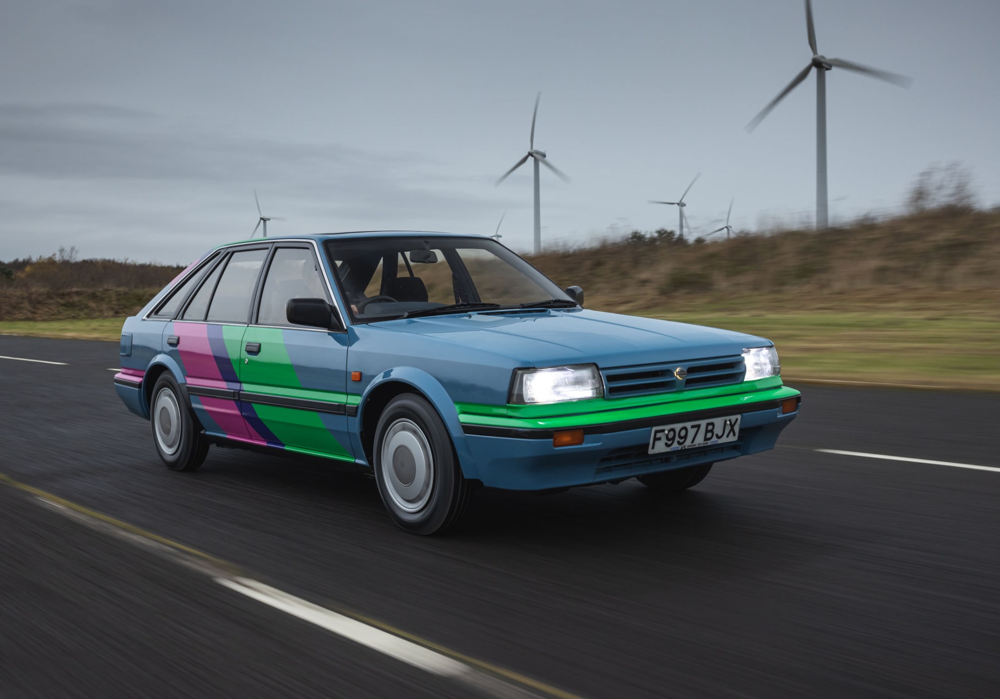 1989 Nissan Bluebird with a Leaf Electric Motor – Engine Swap Depot