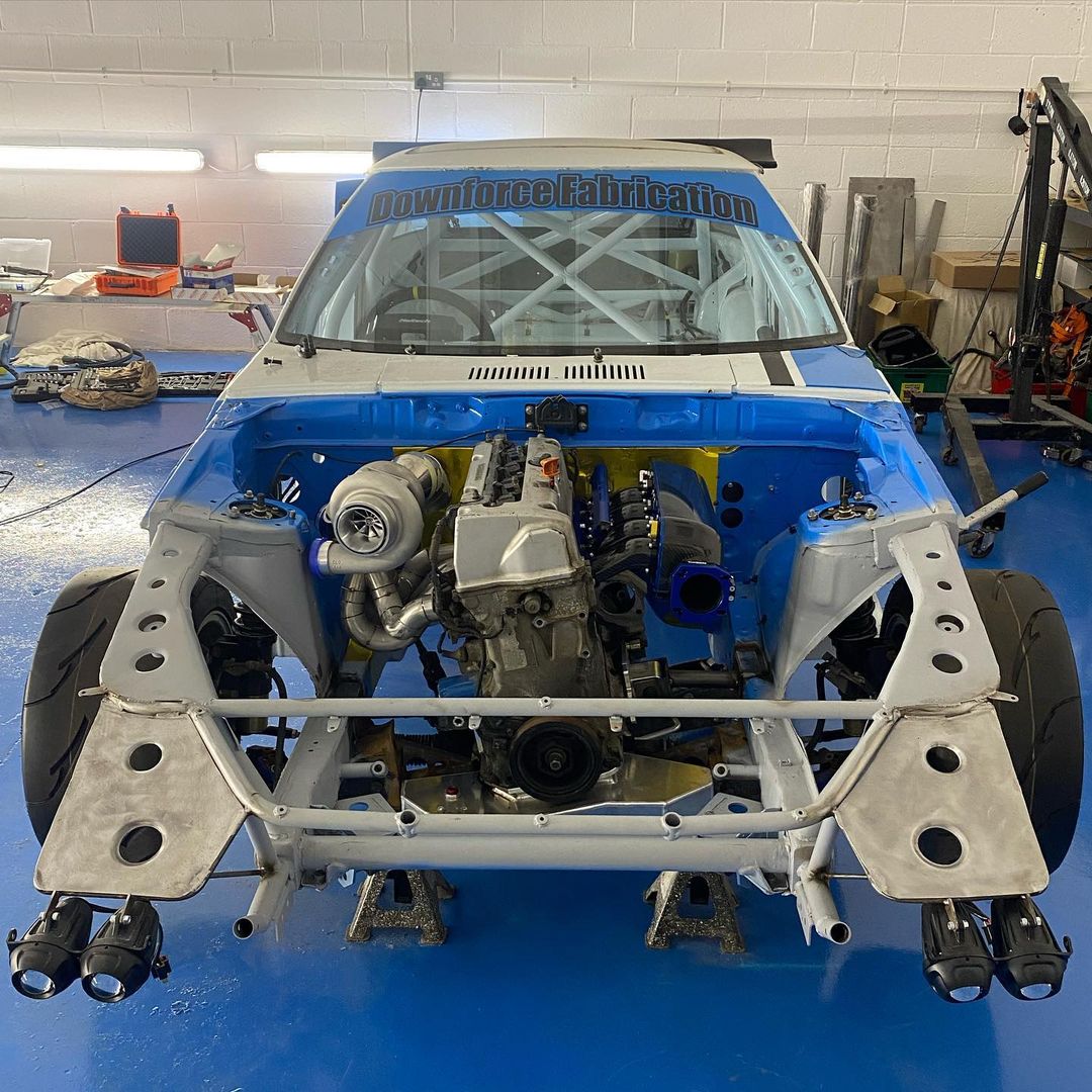 Mazda RX-7 with a turbo K24 inline-four 03 – Engine Swap Depot