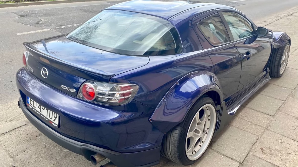 Mazda RX-8 with a Toyota V12 - engineswapdepot.com