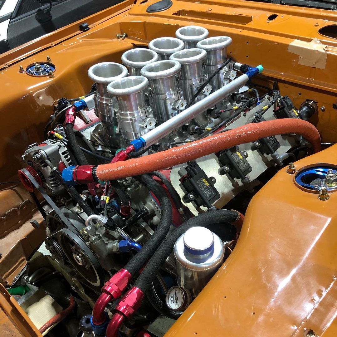 Nissan Skyline GT-R with a Dodge NASCAR V8 – Engine Swap Depot