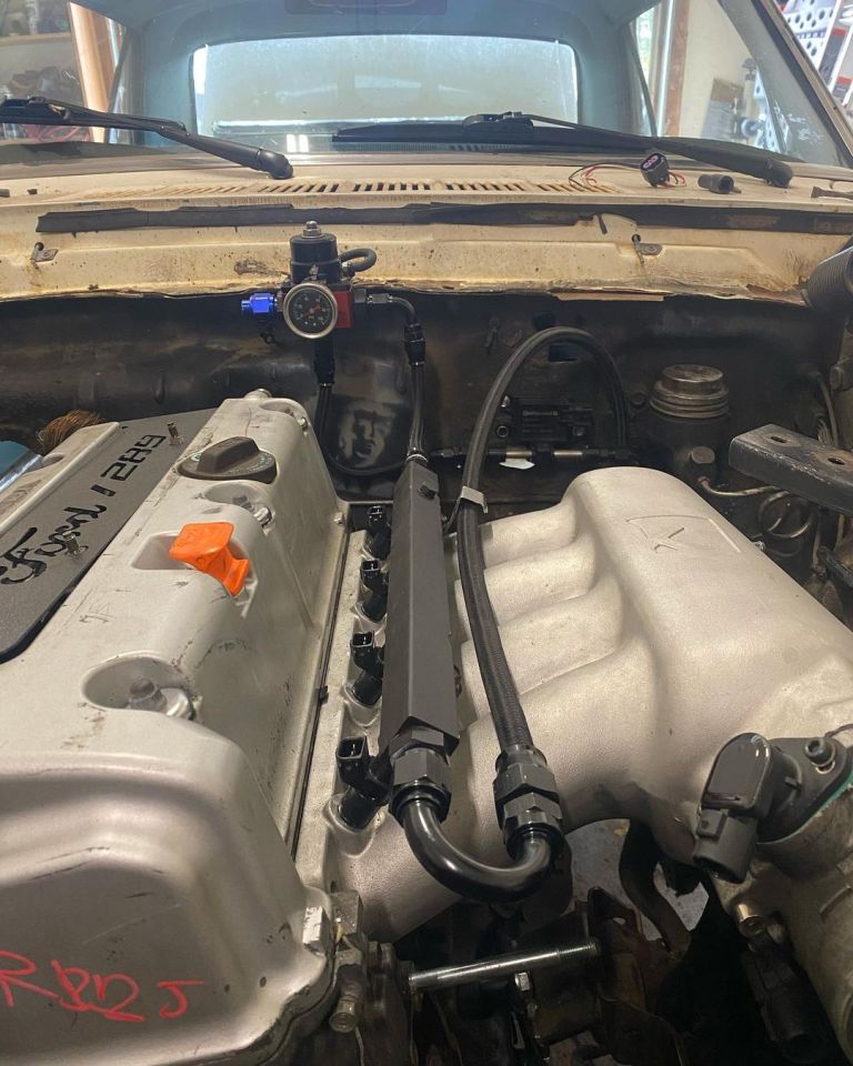 1966 Mustang with a Turbo Honda K24 – Engine Swap Depot