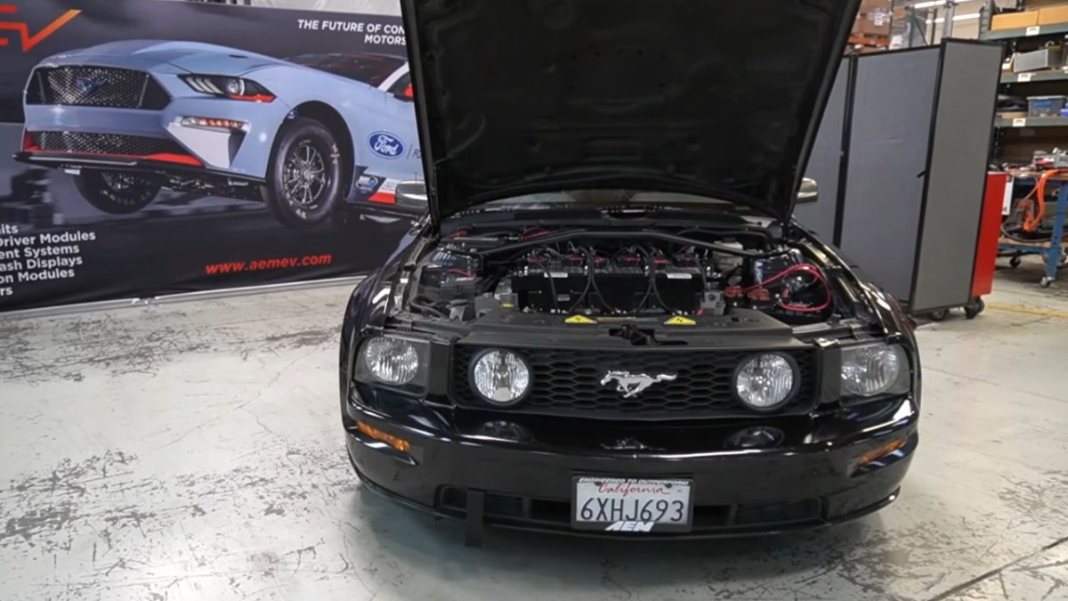 2007 Mustang with a Tesla Motor – Engine Swap Depot