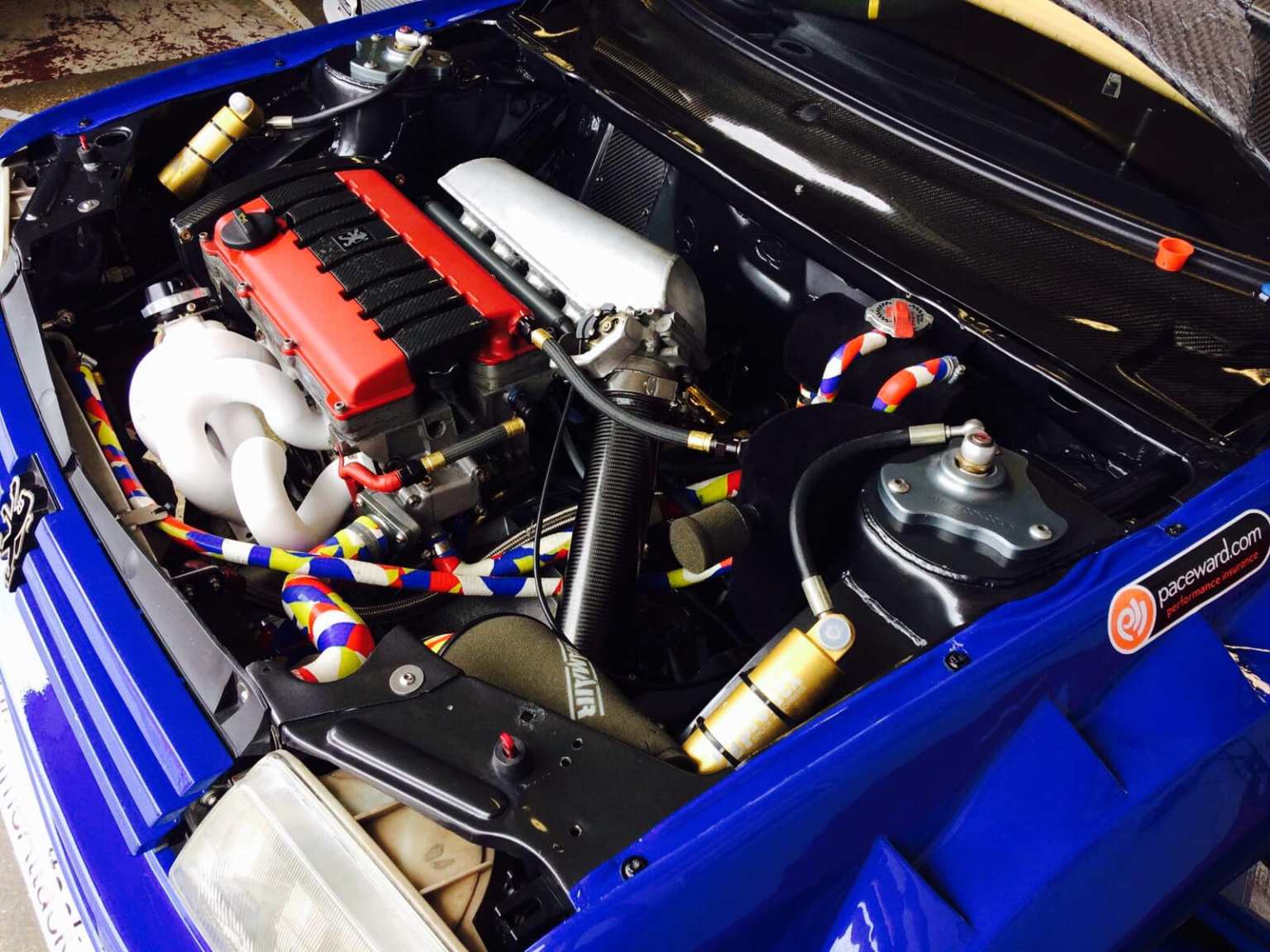 Peugeot 205 with a turbo 1.6 L TU5 inline-four 03 – Engine Swap Depot