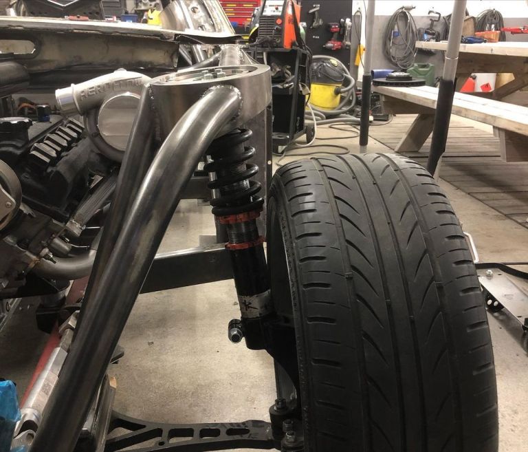 Volvo P1800 with a Twin-Turbo 1UZ V8 08 – Engine Swap Depot