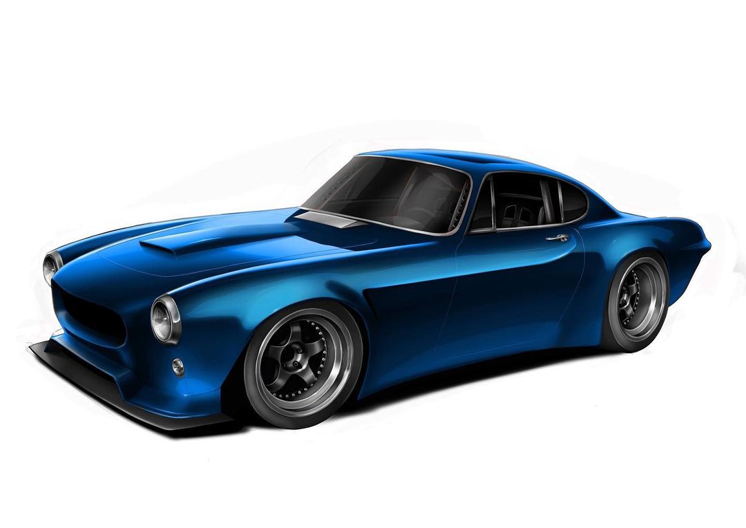 Volvo P1800 with a Twin-Turbo 1UZ V8 09 – Engine Swap Depot