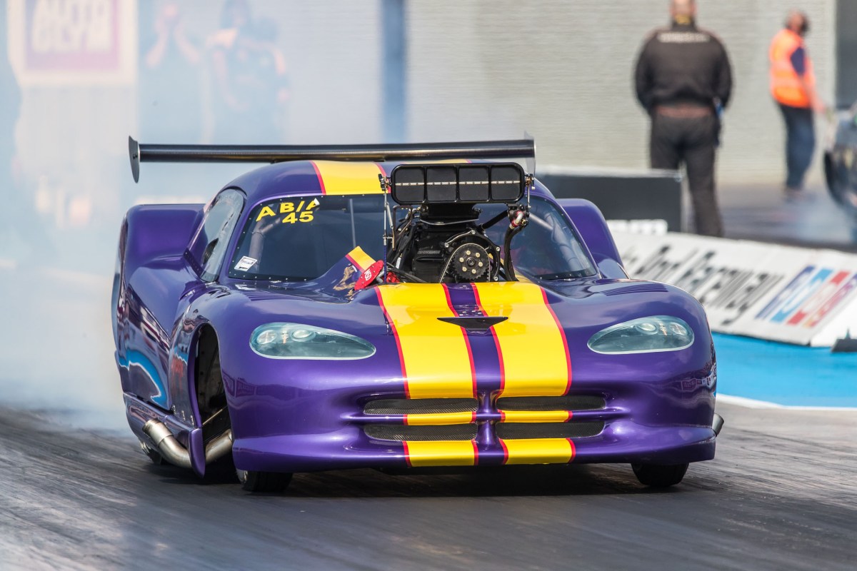 Chris Orthodoxou’s 3000 hp Viper Dragster